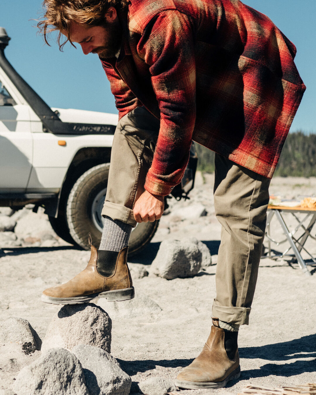 365 Bio-Baumwoll Hose Staubige Olive – Passenger